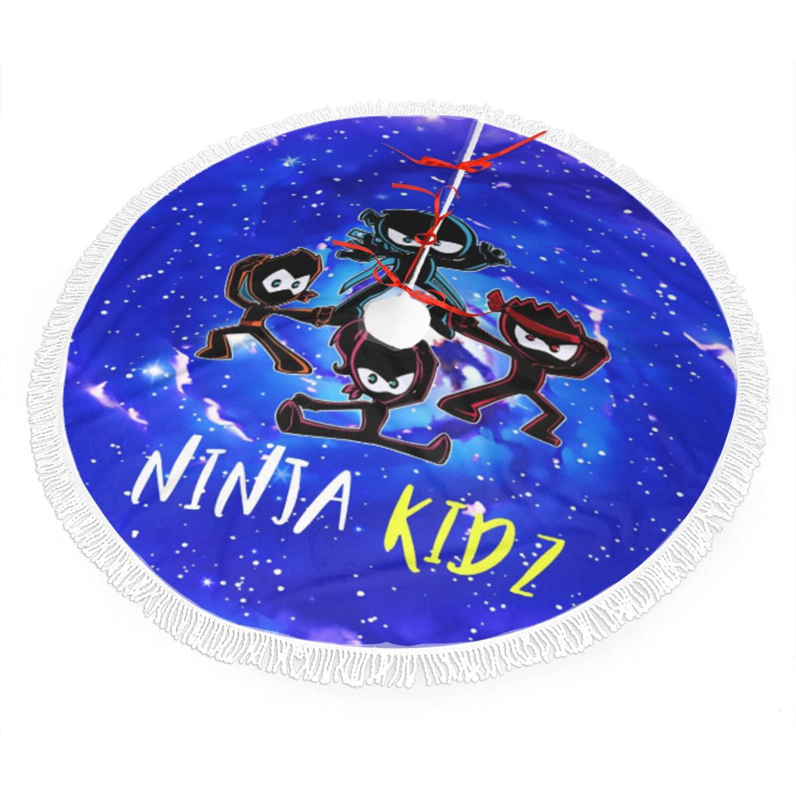 Nin-J Ki Christmas Tree Skirt Xmas Tree Skirts Funky Large Christmas ...