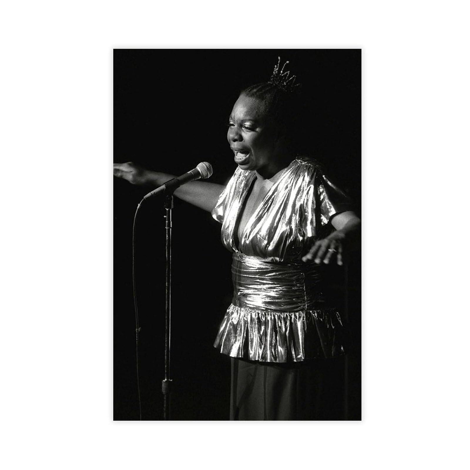 Nina Simone Poster, Pianist, Singer, Composer Posters for Entertainment ...