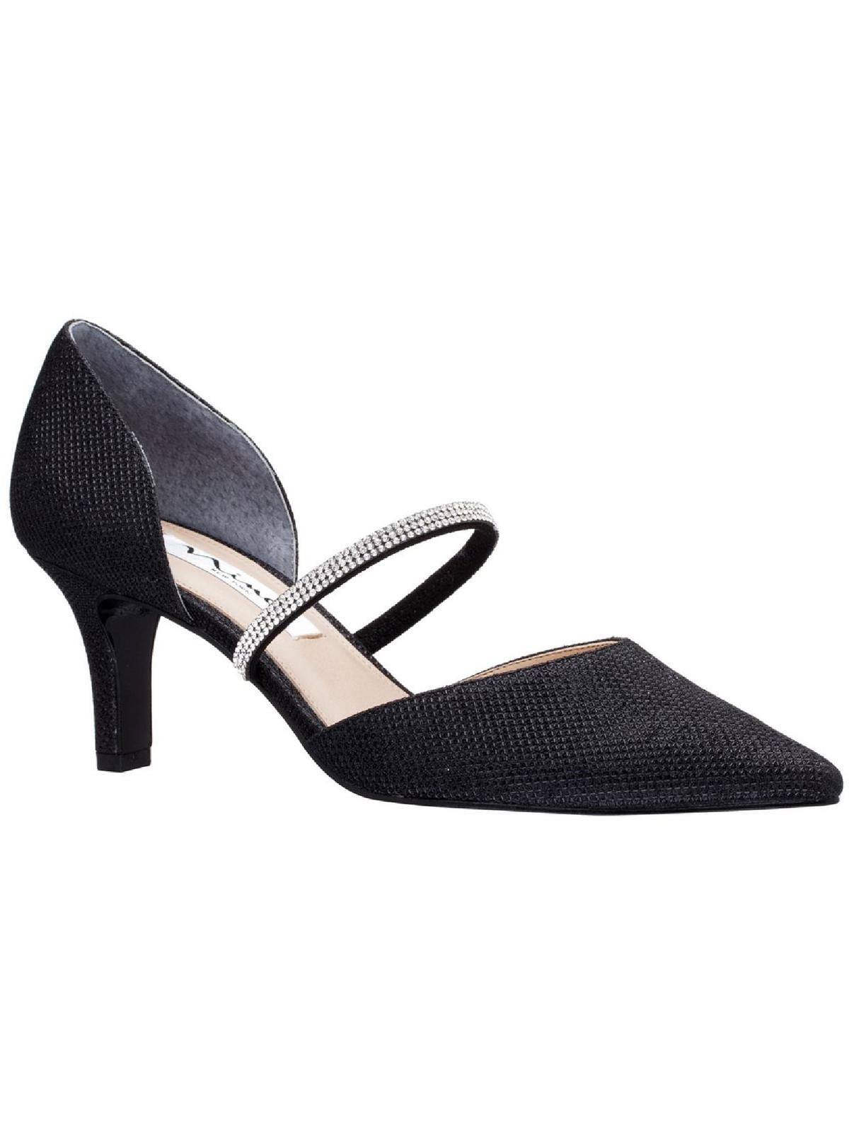 Nina Womens Brystol Shimmer Covered Heel Dress Pumps - Walmart.com