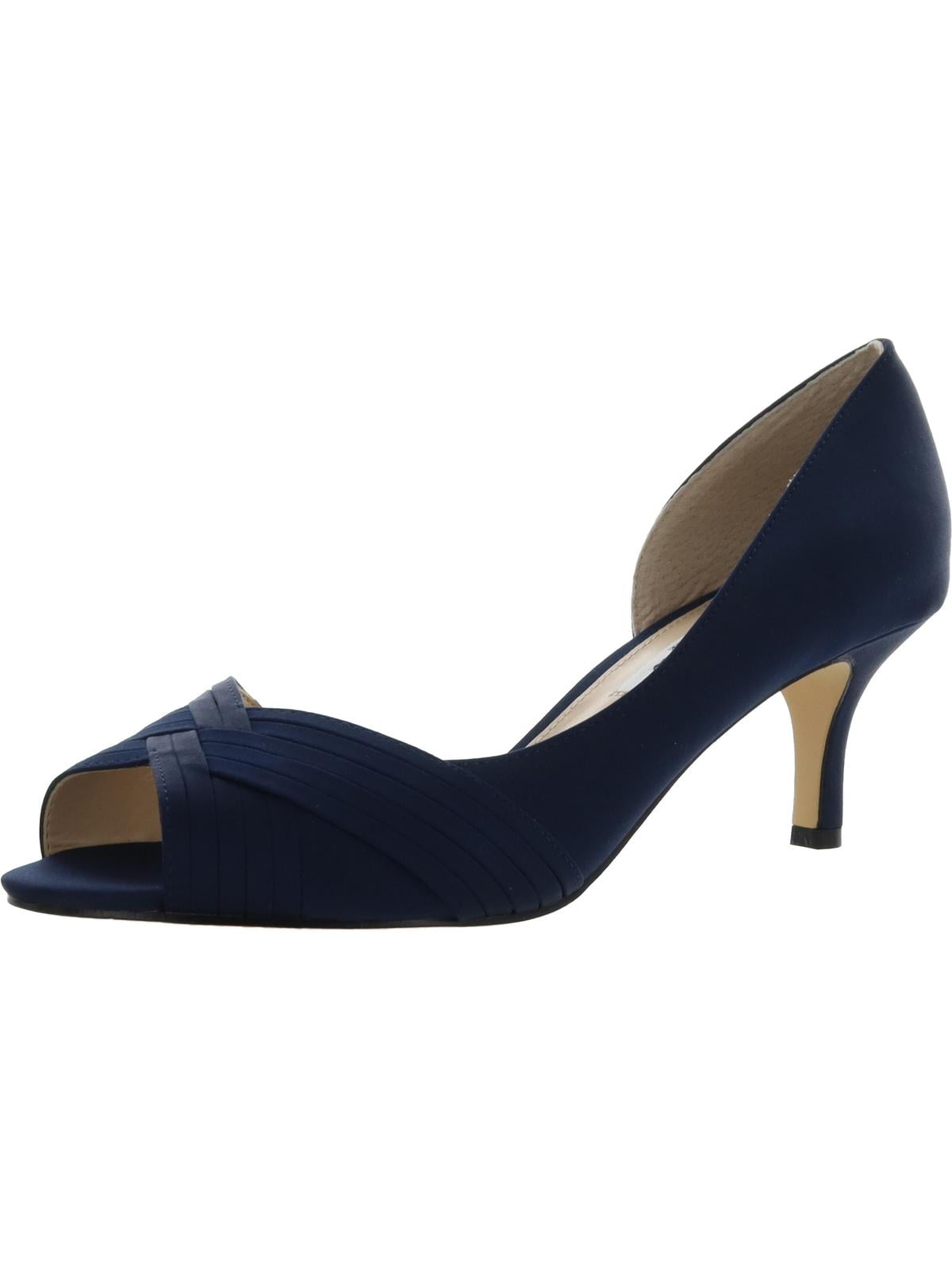 Nina Womens Contesa Satin Ankle D'Orsay Heels - Walmart.com