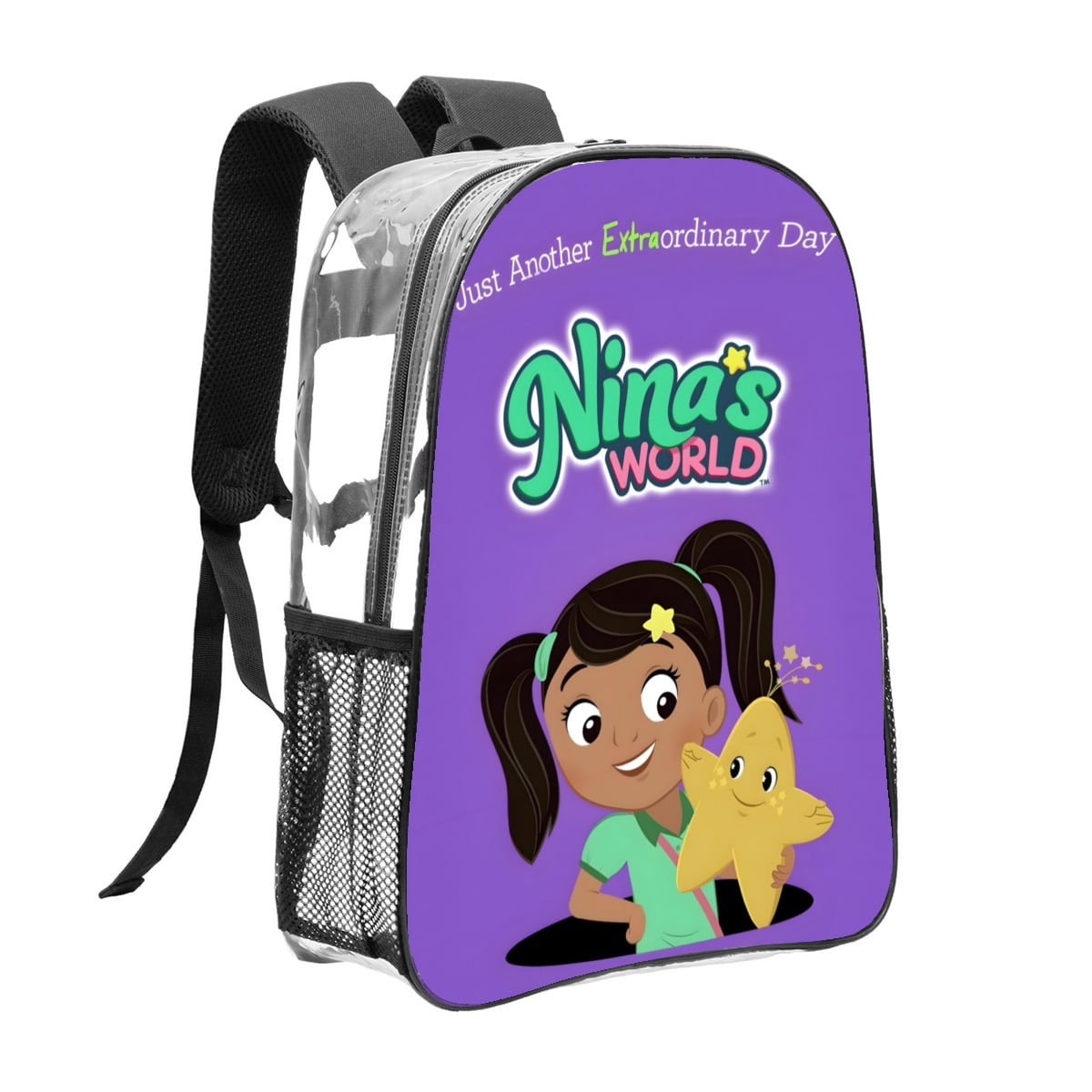 Nina’s World-theme Clear Backpack Heavy Duty Transparent Bag See ...
