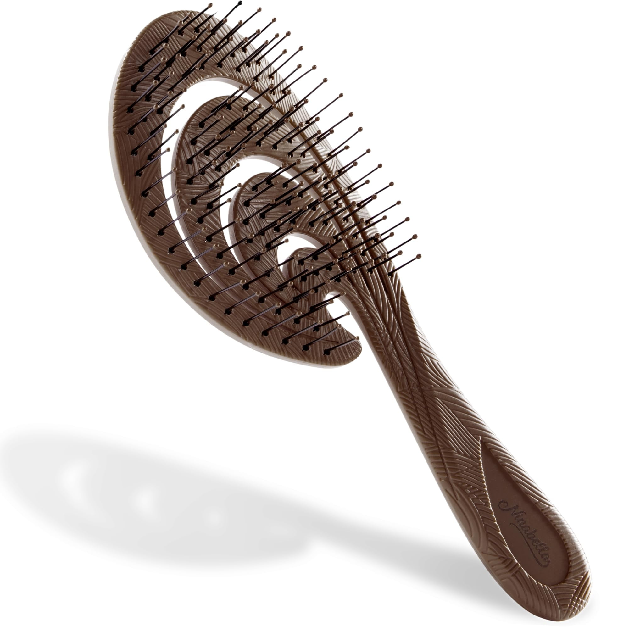 Ninabella Detangler Hair Brush for Women,Men&Kids-Does not Pull on Hair ...