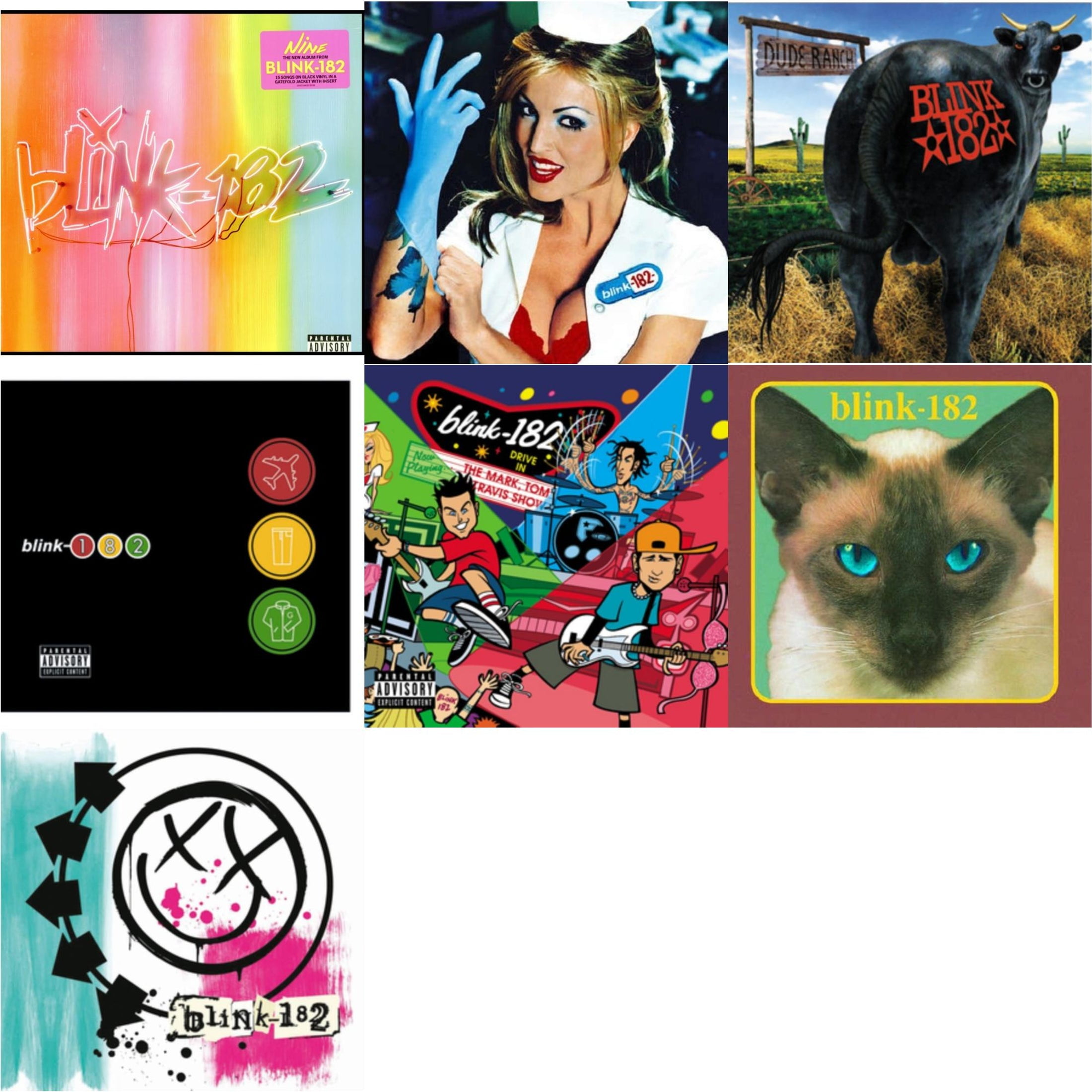 Nine (140G) & Enema Of The State (X) & Dude Ranch & Take Off Your Pants & Jacket & Mark Tom ...