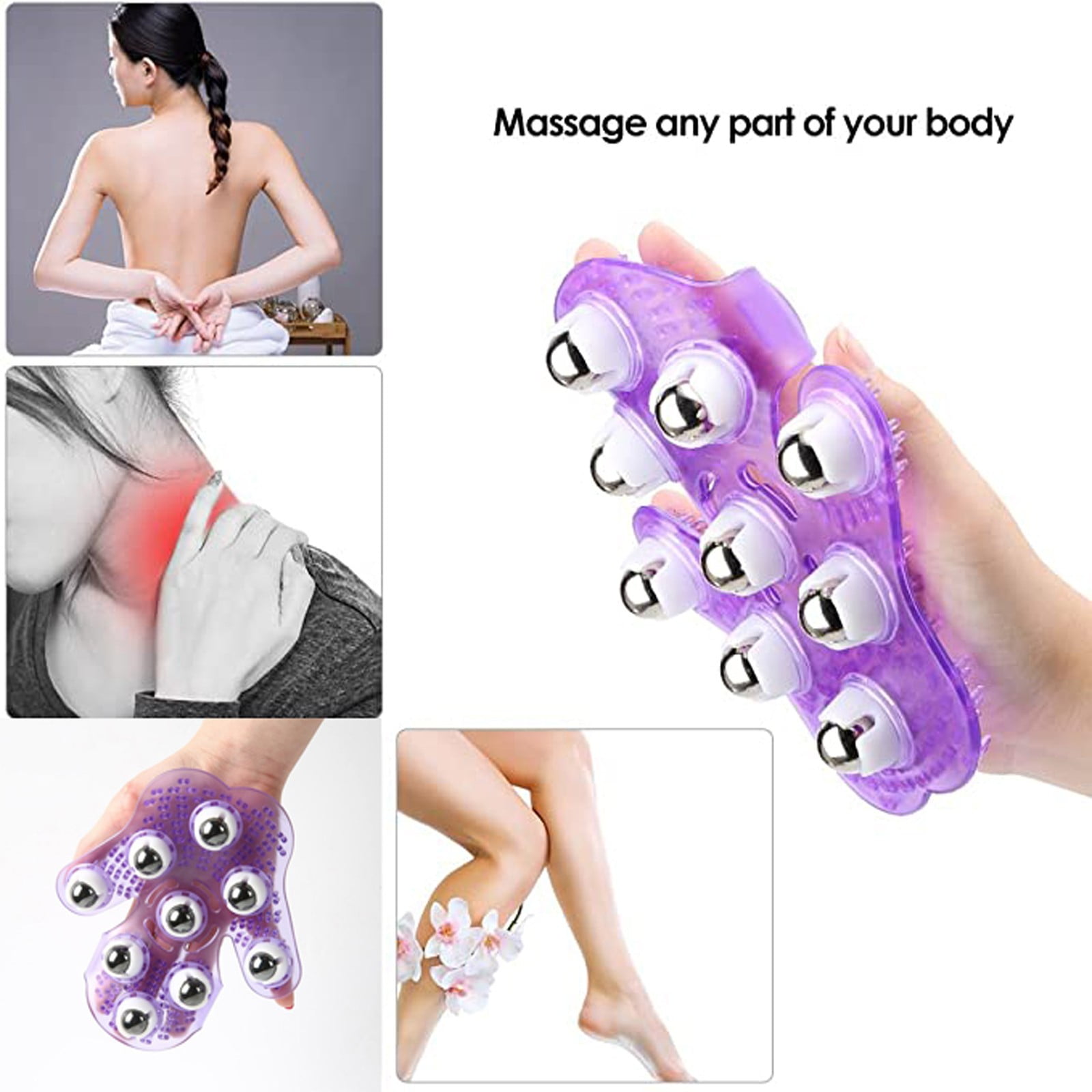 Nine Beads Rotating Beautiful Legs And Back Massager