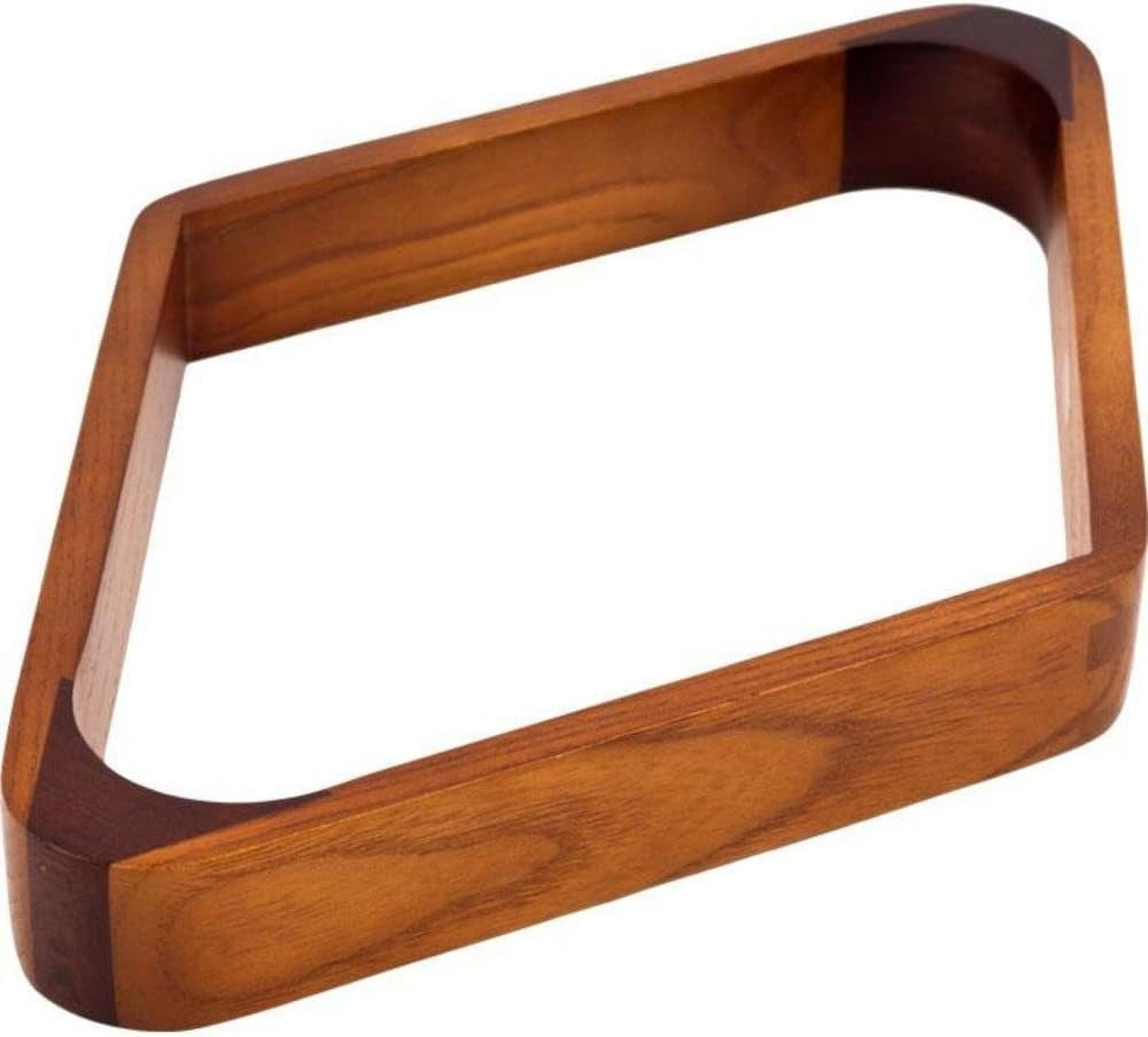 Nine Billiard Rack with Oak Finish - Walmart.com