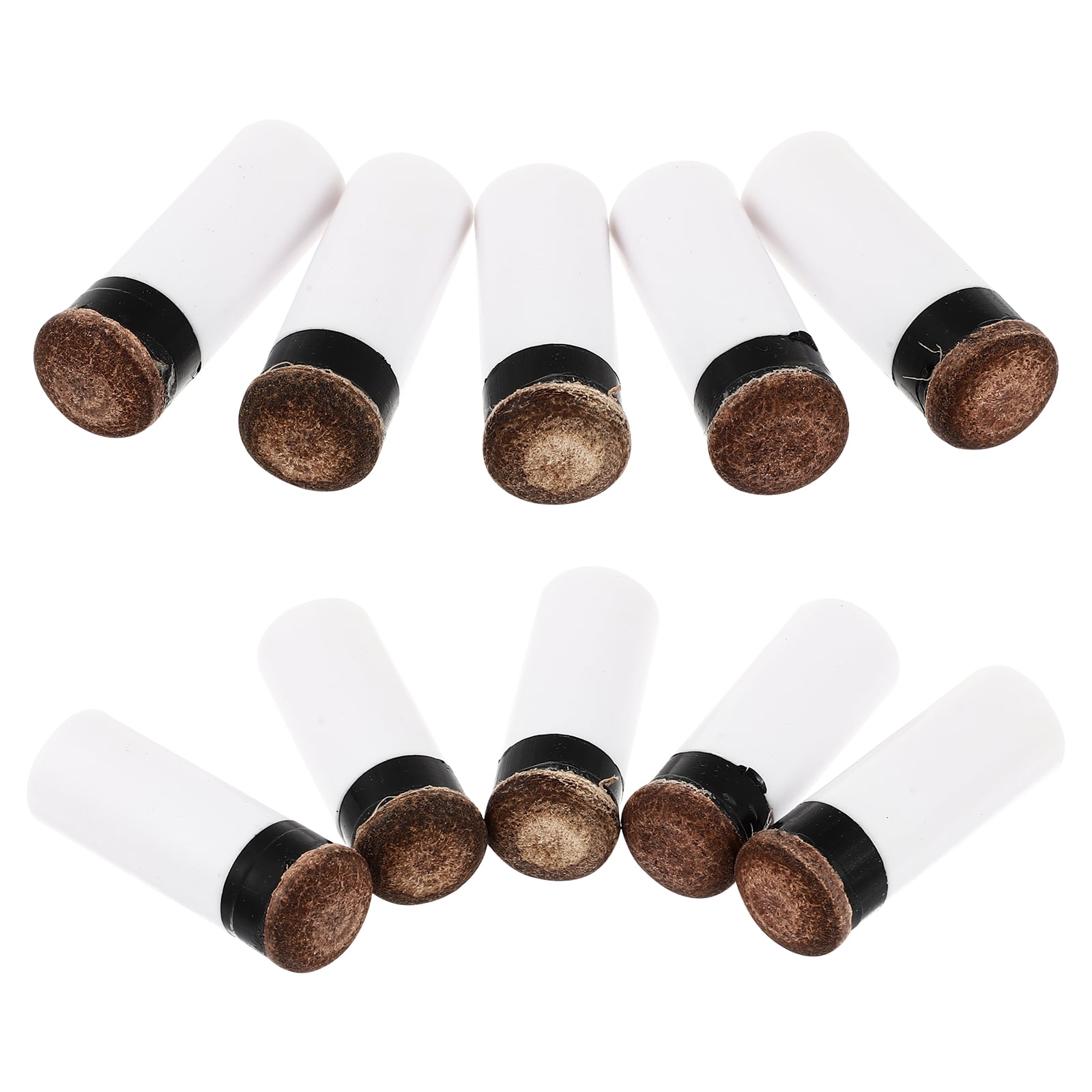 Billiard Cue Replacement Tips for Pool Cues Screw on Plastic White ...
