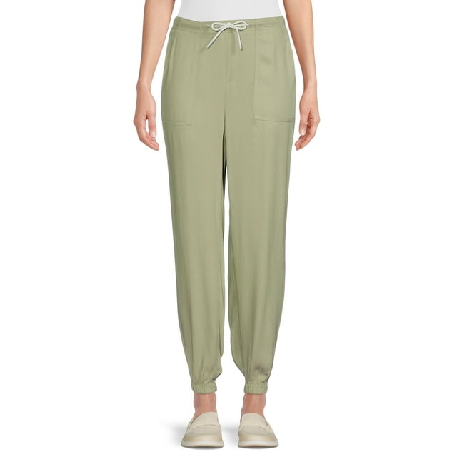 Nine.Eight Women's Drawstring Ankle Jogger - Walmart.com
