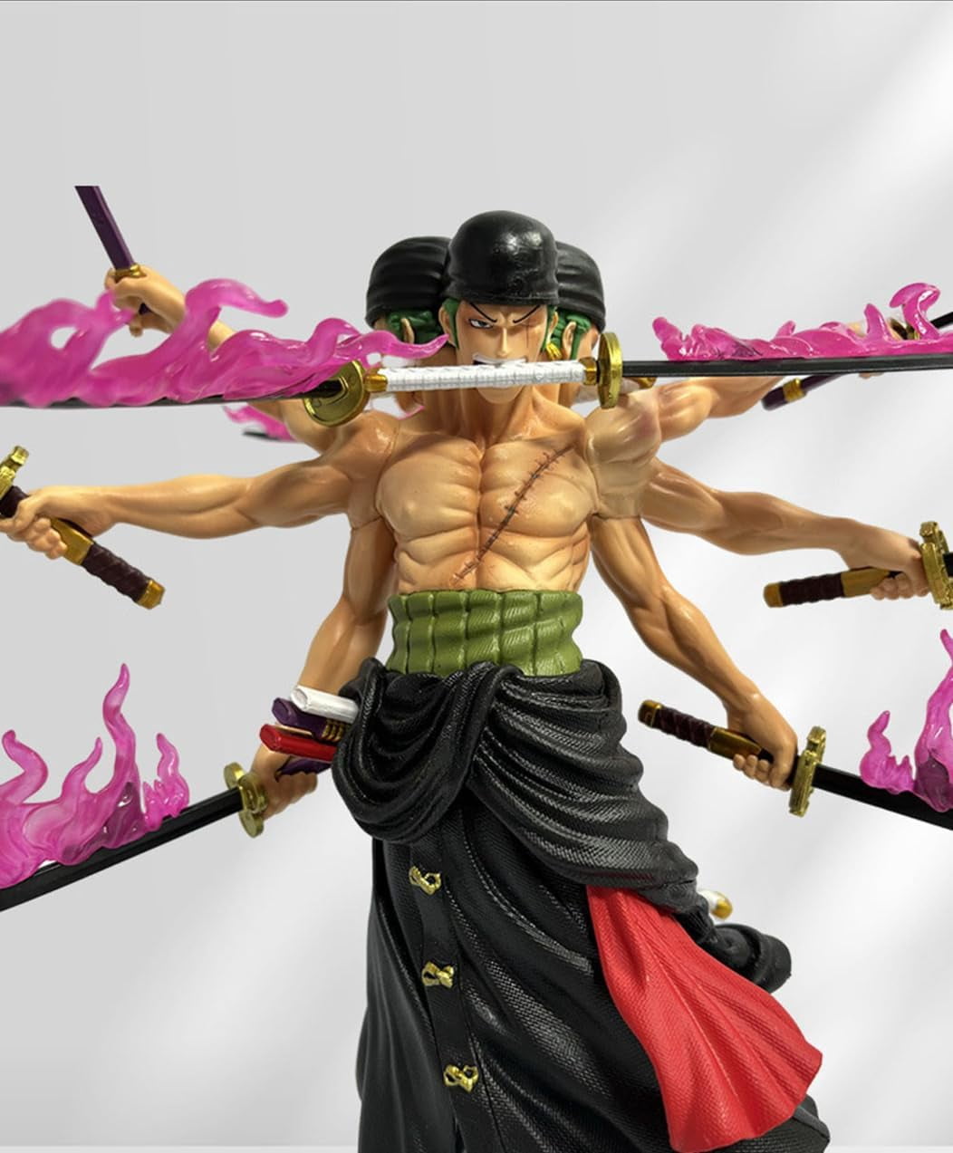 Nine Knives Flow Roronoa Zoro (Three Head Ver) Character Anime Model ...