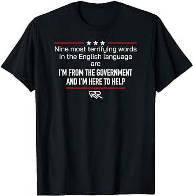 Nine Most Terrifying Words in the English Language T-Shirt - Walmart.com