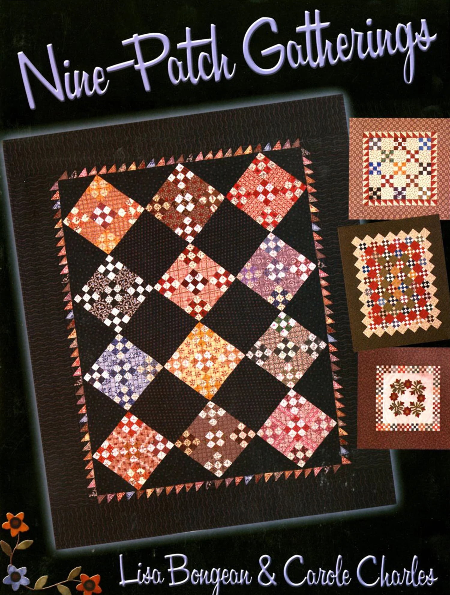 Nine-Patch Gatherings Quilt Pattern Book by Lisa Bongean of Primitive ...