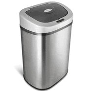 simplehuman 58L/15.3G Stainless Steel Dual Compartment Kitchen Garbage ...