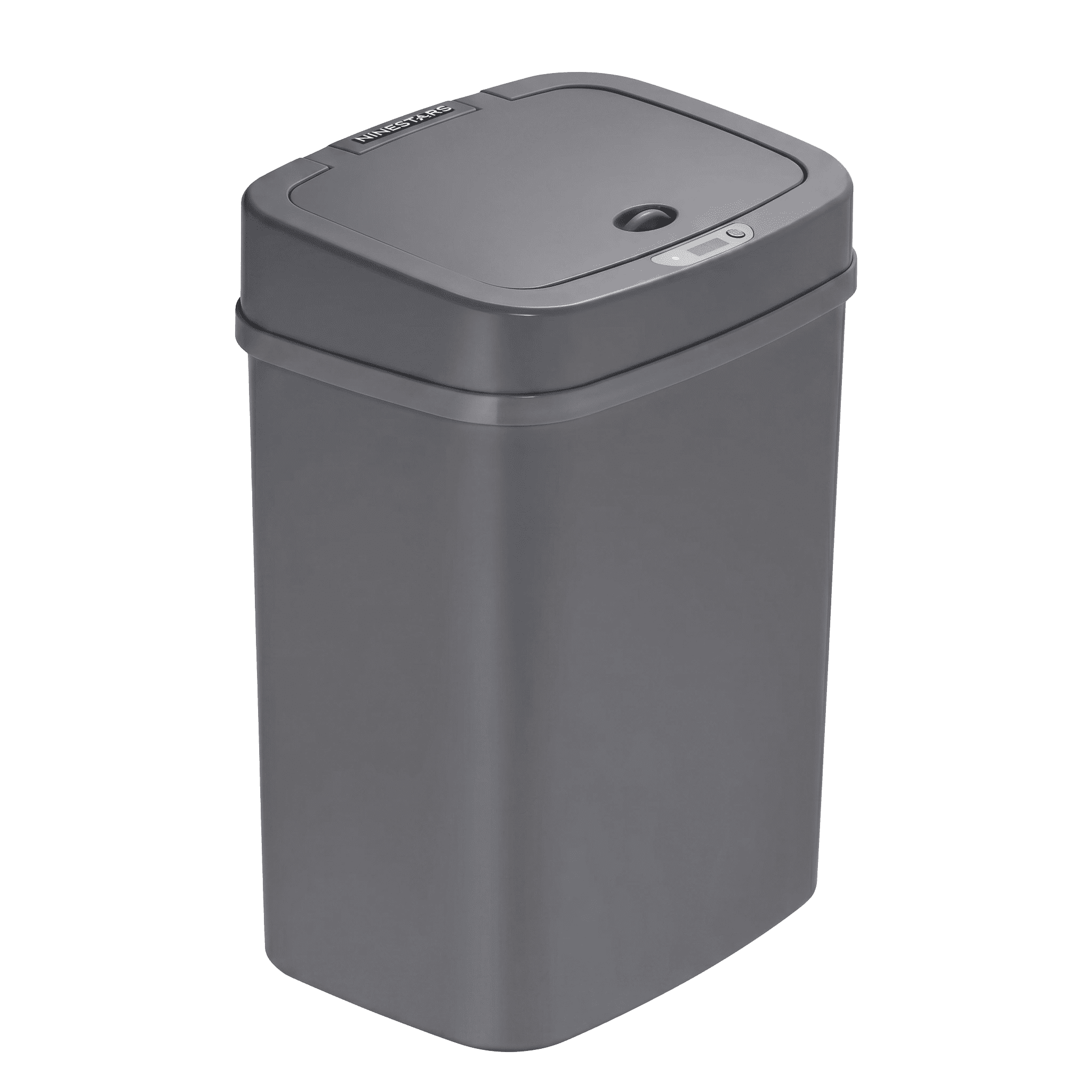 Nine Stars 3-Gallon Motion Sensor Automatic Bathroom Trash Can, Plastic ...