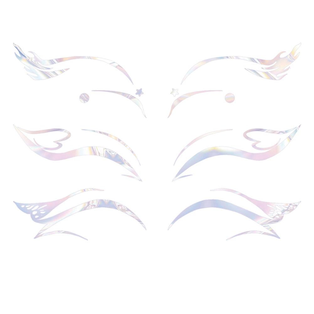 Nine Tail Fox. Eye Liner Eye Shadow Makeup Stencils Template Sticker ...
