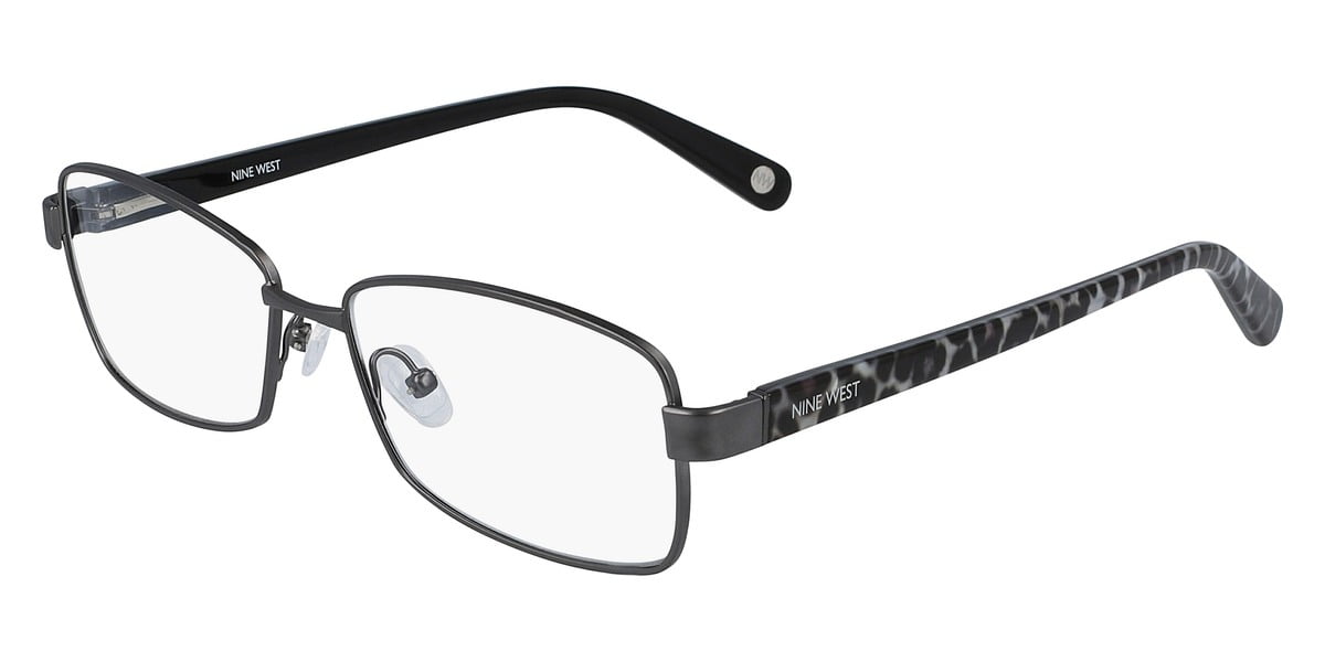 Nine West Nw1093 Full Rim Rectangle Gunmetal Eyeglasses