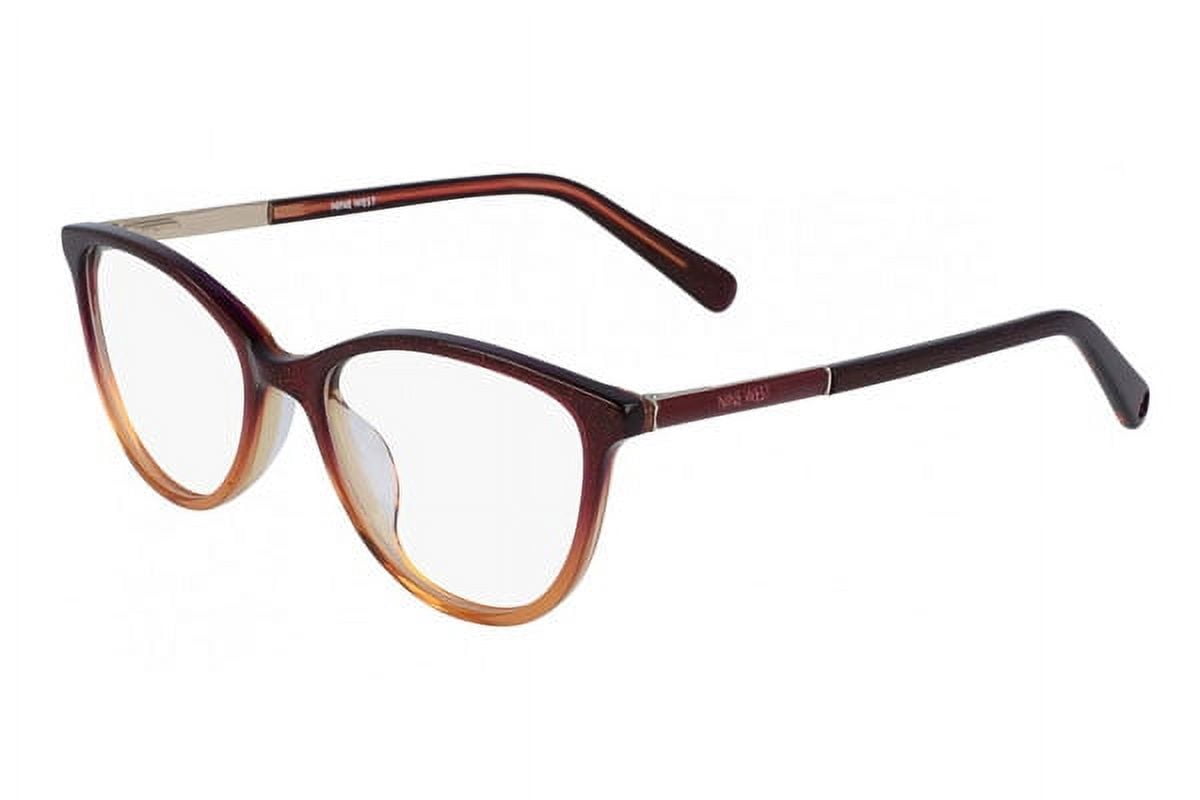 Nine West NW5180 Full Rim Cat-Eye Plum Persimmon Glitter Gradient ...