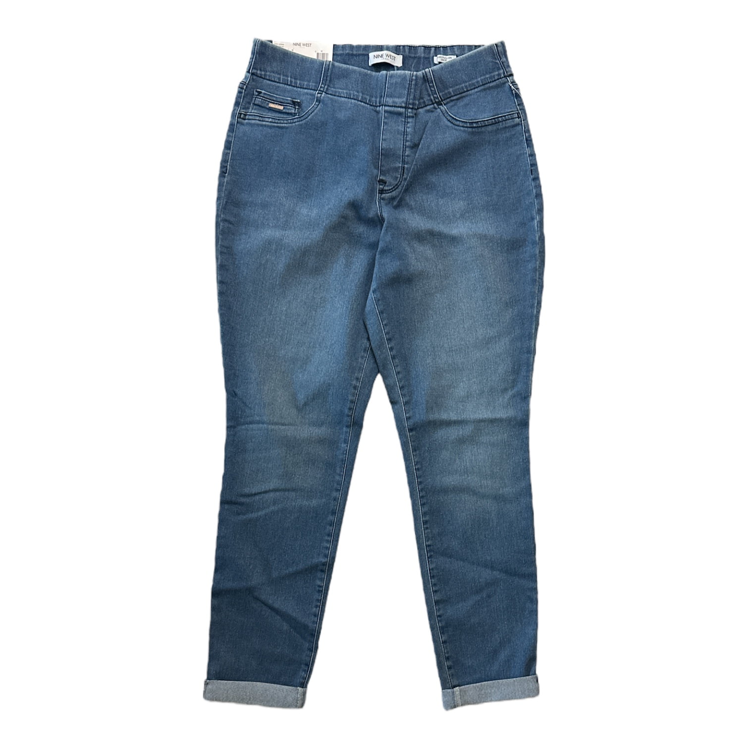 Nine West Women's Heidi Elastic Waistband Stretch Twill Pull-On Crops ...