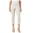 Nine West Womens Heidi Pull-On Skinny Crop Jeans In Travertine, 6 ...