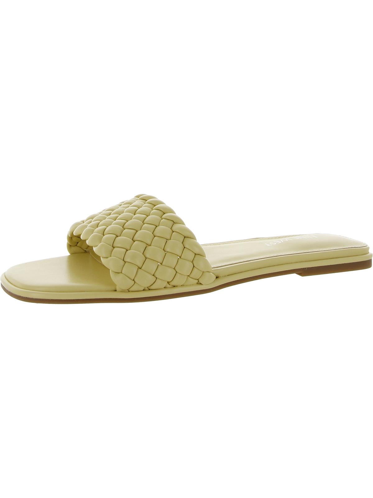 Nine West Womens Ohhi 3 Slip On Flat Slide Sandals - Walmart.com