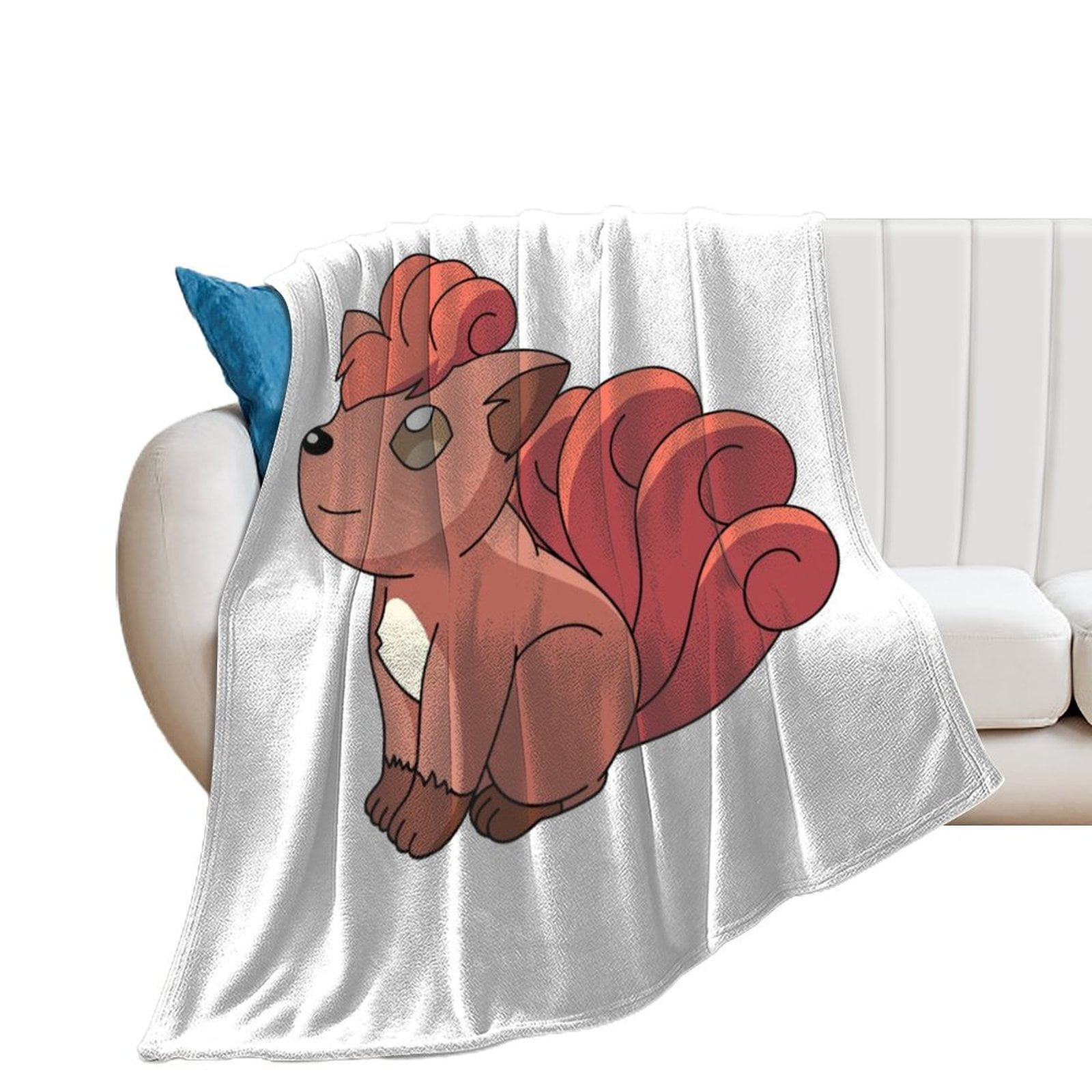 Nine-tales Throw Blanket Flannel Anime for Girls Boys Men Women Nine ...