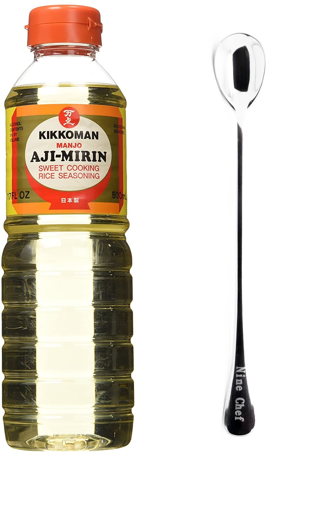 NineChef Brand Spoon PLus Kikkoman Manjo Aji Mirin 17 fl oz (Pack 1 ...