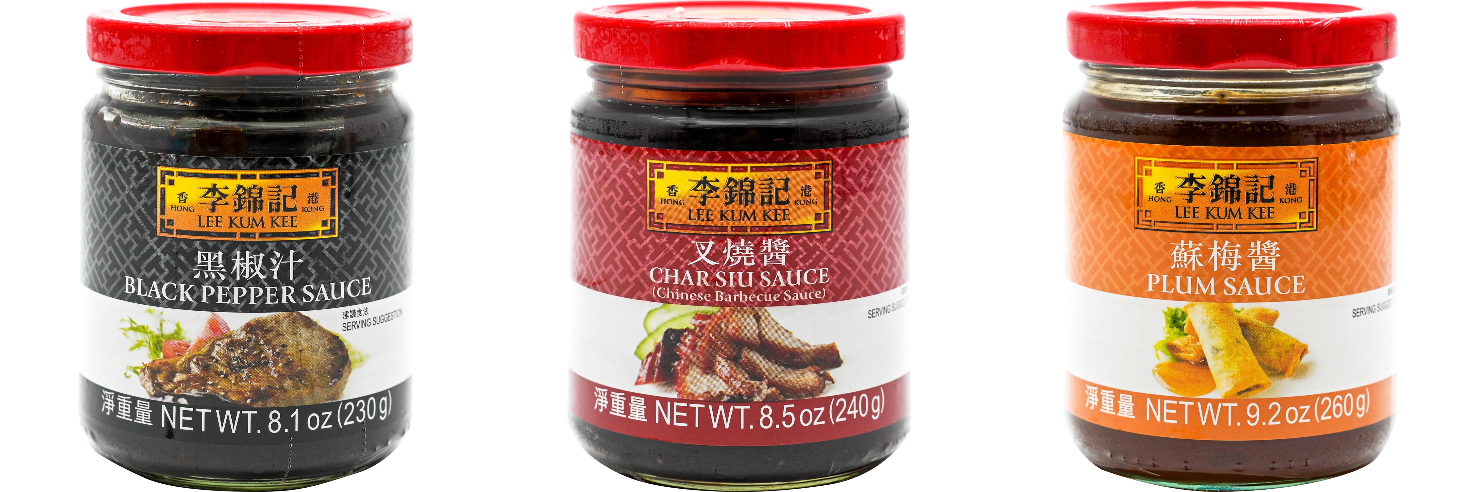 NineChef Brand Spoon Plus 3 Pack Lee Kum Kee Cooking Sauce, 3 Flavors ...