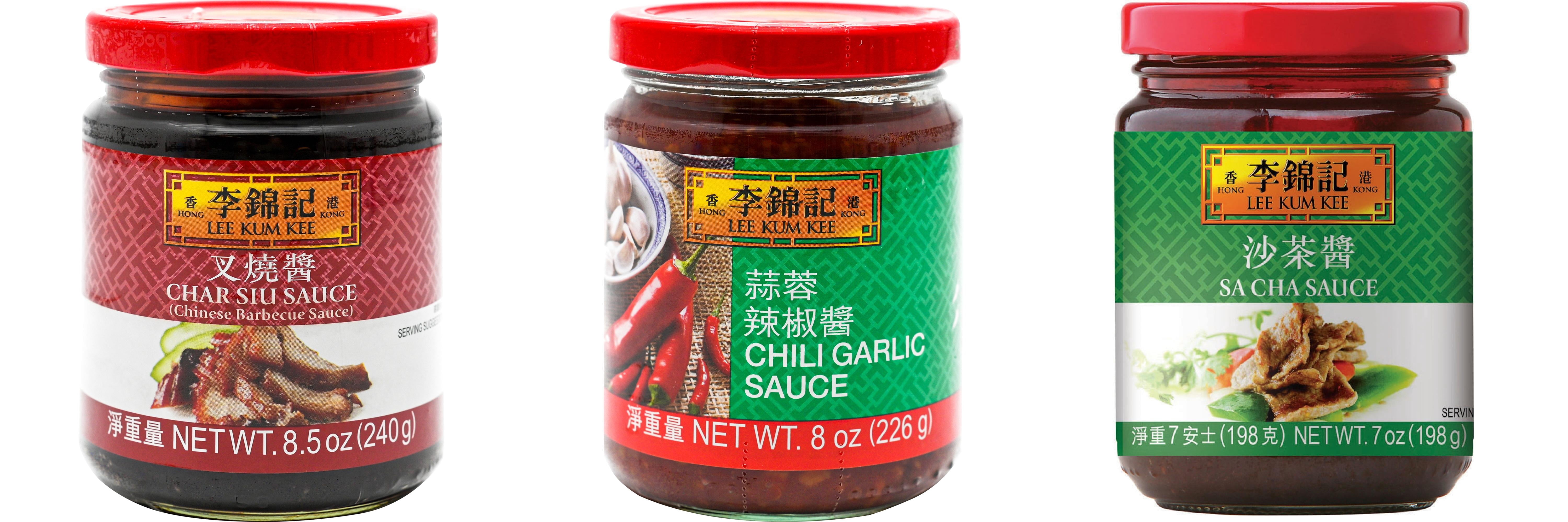 NineChef Brand Spoon Plus 3 Pack Lee Kum Kee Cooking Sauce, 3 Flavors ...