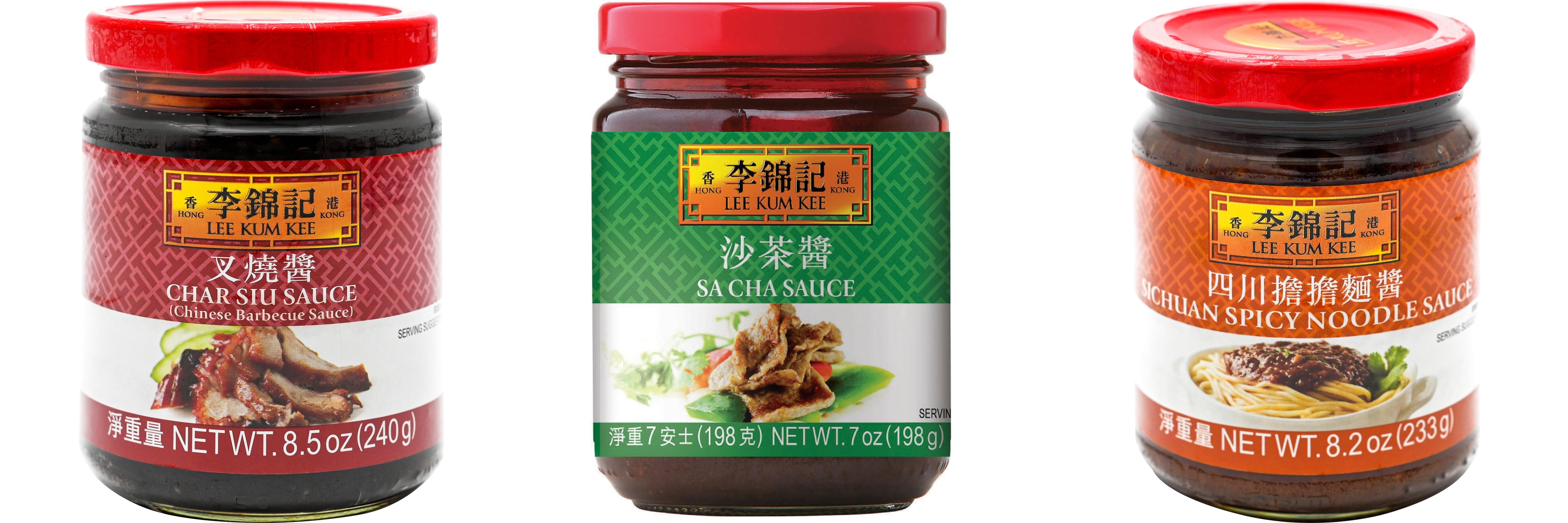 NineChef Brand Spoon Plus 3 Pack Lee Kum Kee Cooking Sauce, 3 Flavors ...