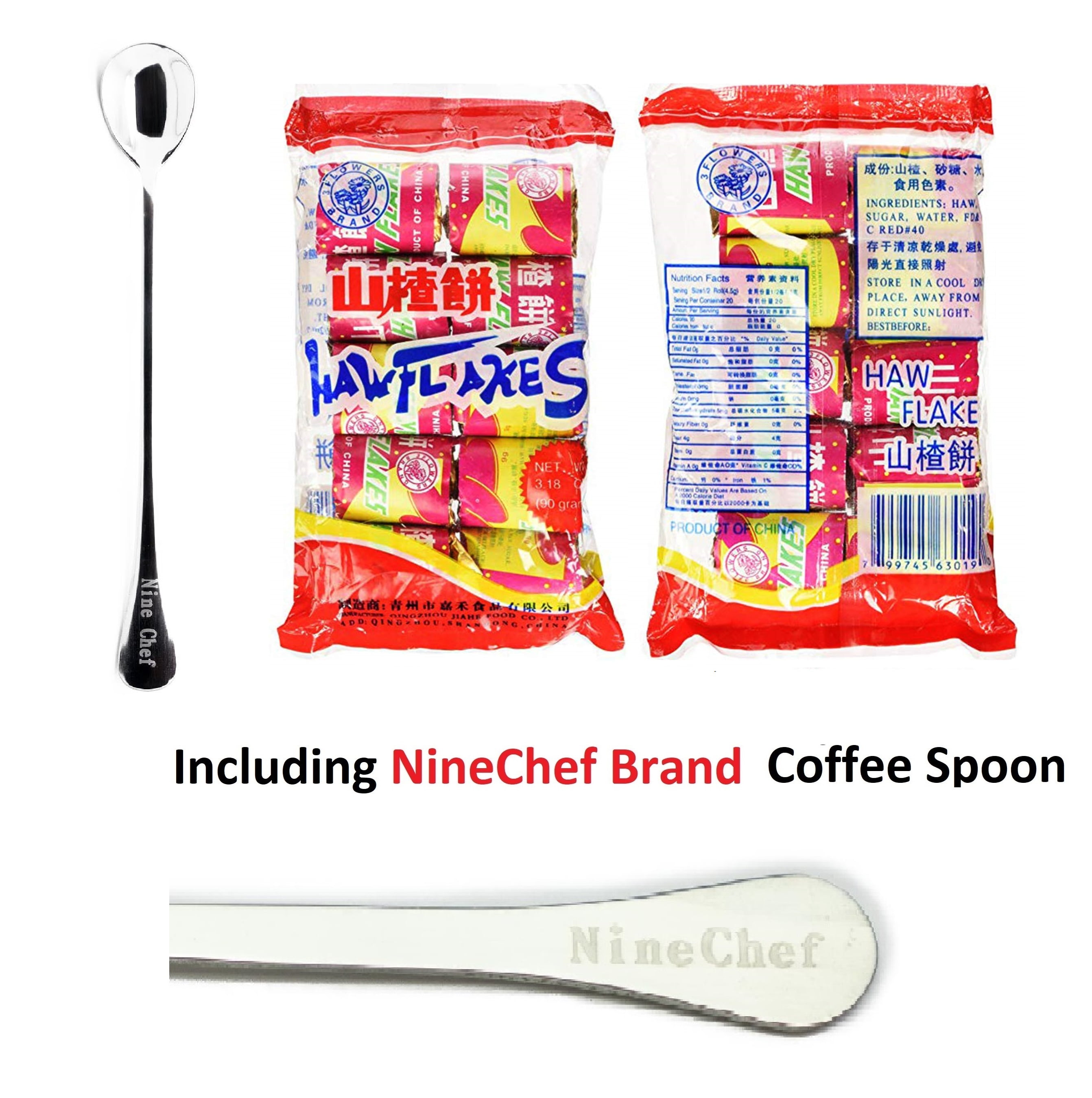 NineChef Brand Spoon Plus Haw Flakes, Chinese Sweets Made From the ...