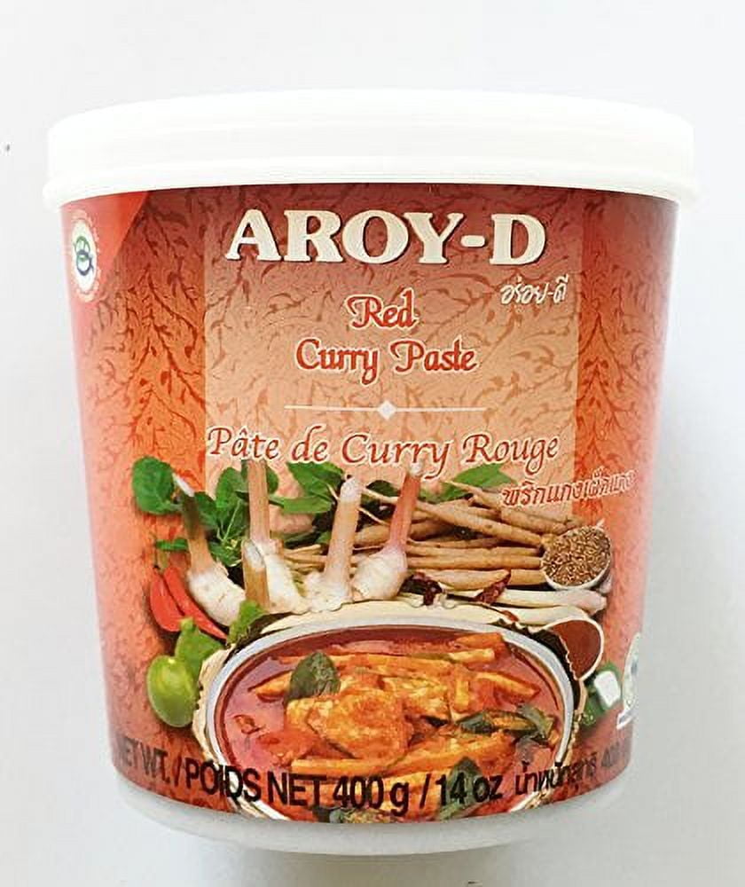NineChef Bundle - Aroy-D AroyD 14oz Aroy D Red Curry Paste (Pack of 1 ...
