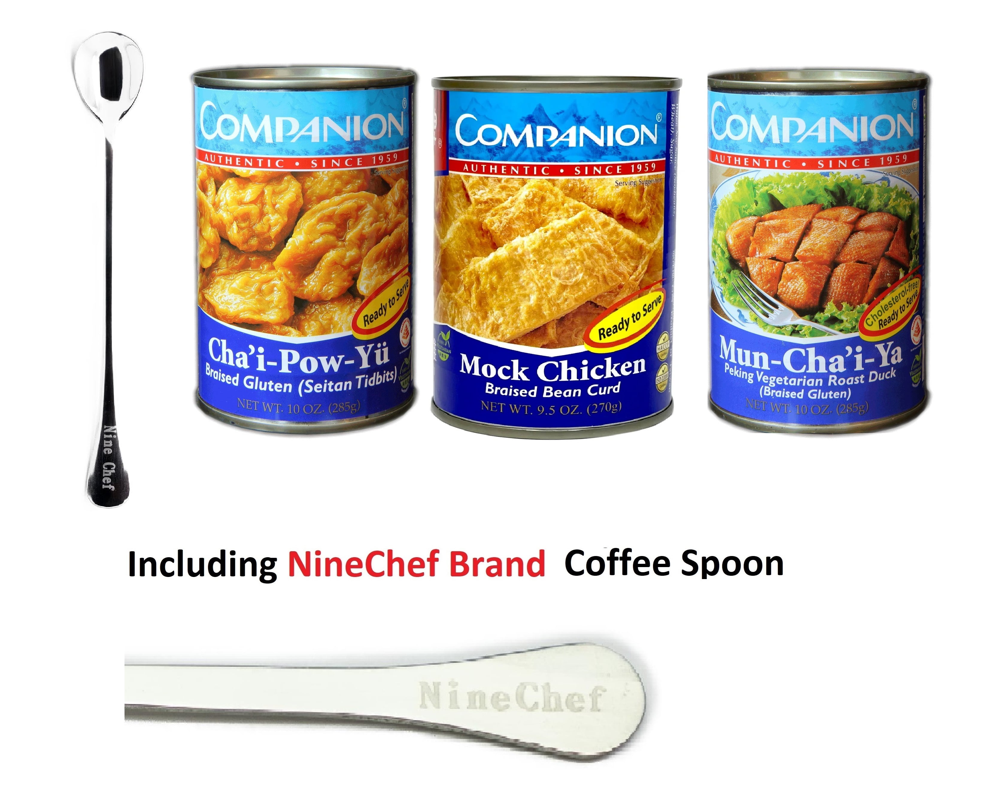 NineChef Bundle --Companion Mixed Three Flavor (Vegan Chicken x4 ...