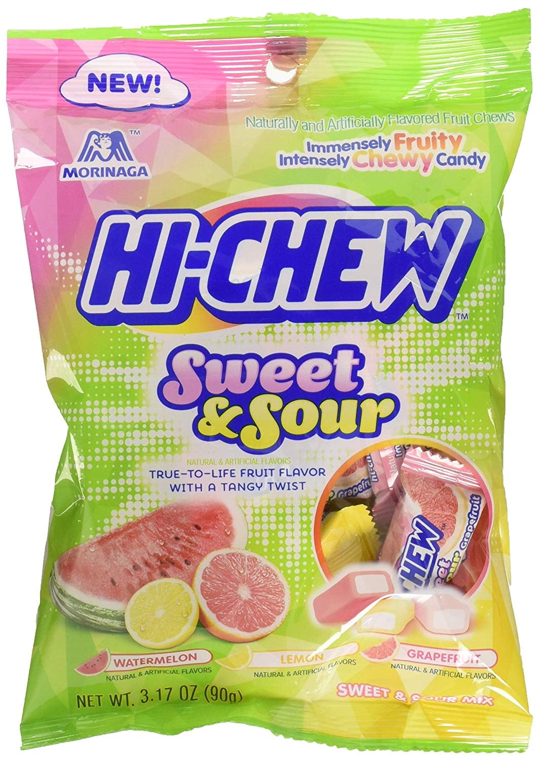 NineChef Bundle - HiChew Hi-Chew Citrus Sours Mix 3.17 oz (Pack of 2 ...