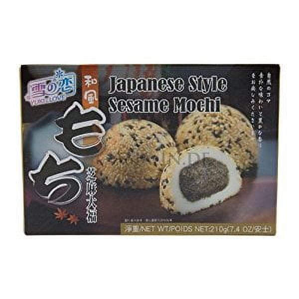 NineChef Bundle - Japanese Rice Cake Mochi Daifuku (Sesame) 7.4 oz ...