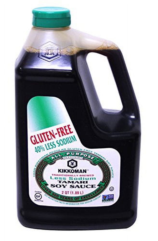 NineChef Bundle - Kikkoman Japanese Less Sodium Gluten Free Tamari Soy ...
