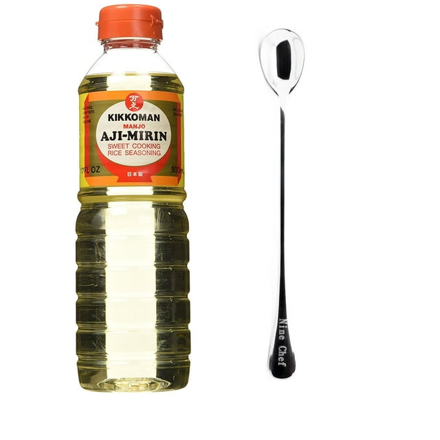 NineChef Bundle - Kikkoman Manjo Aji Mirin, 17 fl oz with Long Handle ...