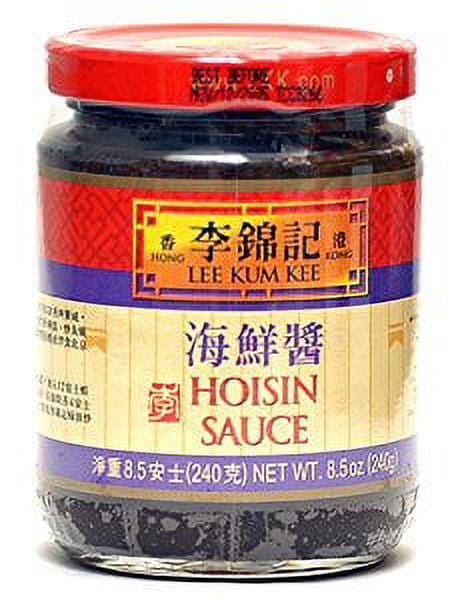 NineChef Bundle - Lee Kum Kee Hoisin Sauce 8-Ounce Jars (Pack of 4) + 1 NineChef Brand ChopStick ...