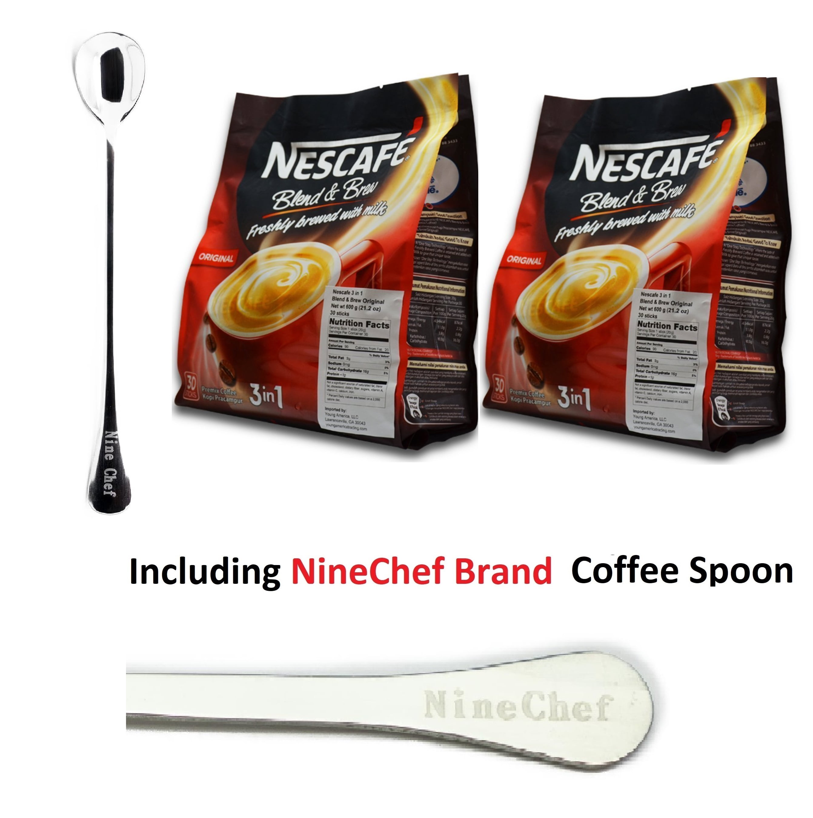 Nescafe 3 in 1 Instant Coffee Sticks Original - Imported from Nestle ...