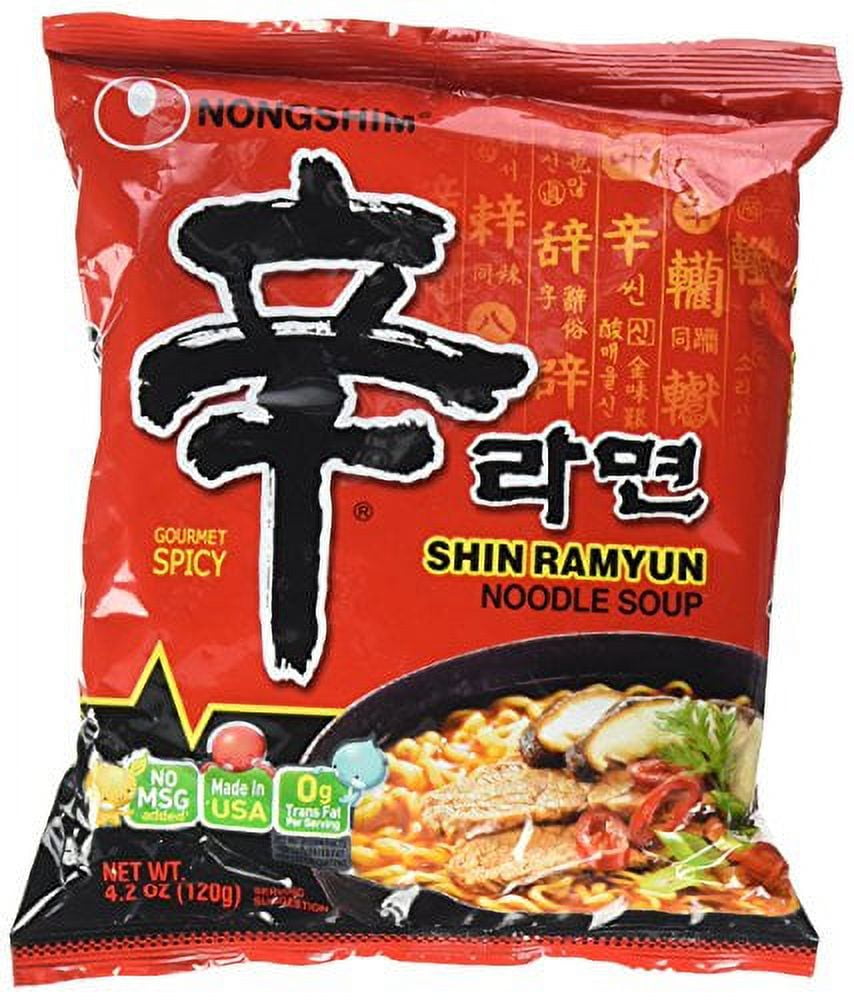 NineChef Bundle - Nongshim Shin Ramyun Hot Spicy Noodle Soup (Nong Shim ...