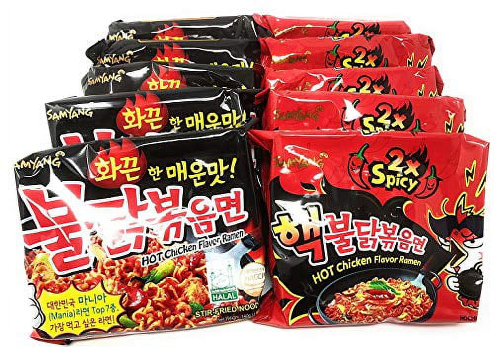 NineChef Bundle - Samyang Top Two Spicy Chicken Hot Ramen noodle Buldak ...