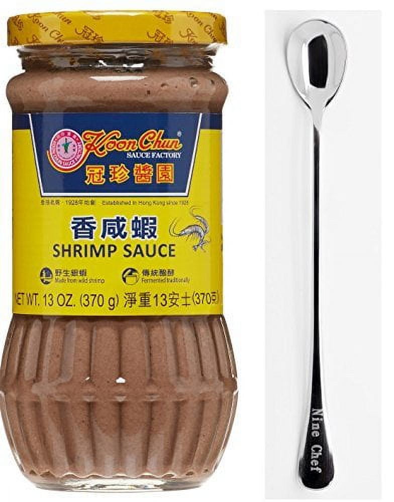 NineChef Bundle - koon chun (Guan Zhen) Seasoning (Shrimp Sauce Pack 2) + 1 NineChef ChopStick ...