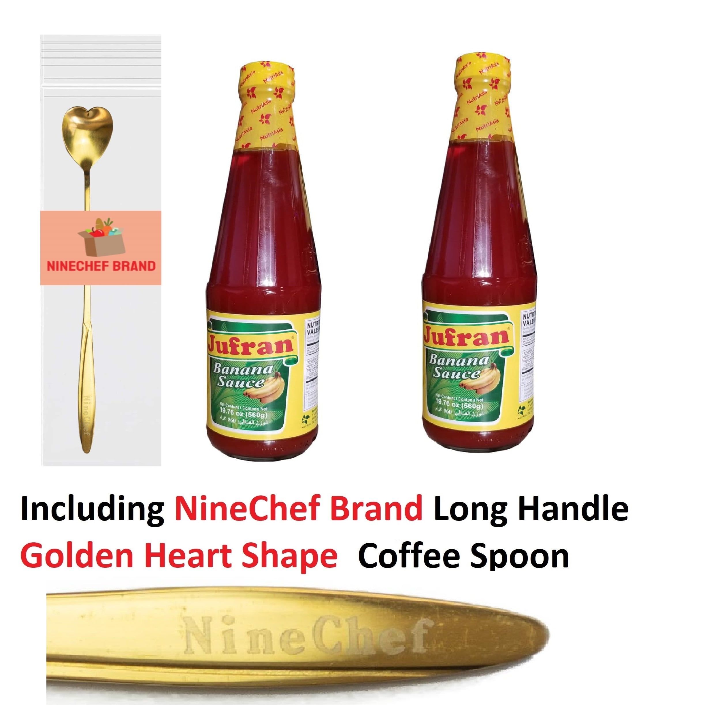 NineChef Coffee Spoon Plug Jufran Banana Sauce Ketchup 19.76oz 560g (original Flavor) Pack 2 ...