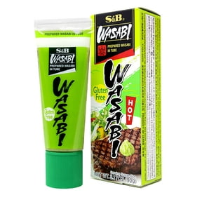 S&B Spicy Japanese Flavored Gluten-Free Hot Wasabi Paste, Authentic ...