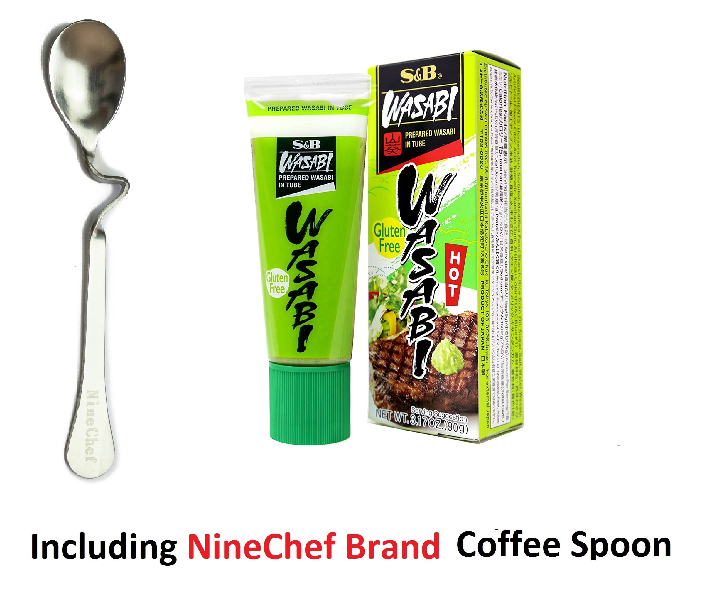 NineChef SB Bundle - SB - Wasabi in Plastic Tube (Family Size) 3.17 Oz ...