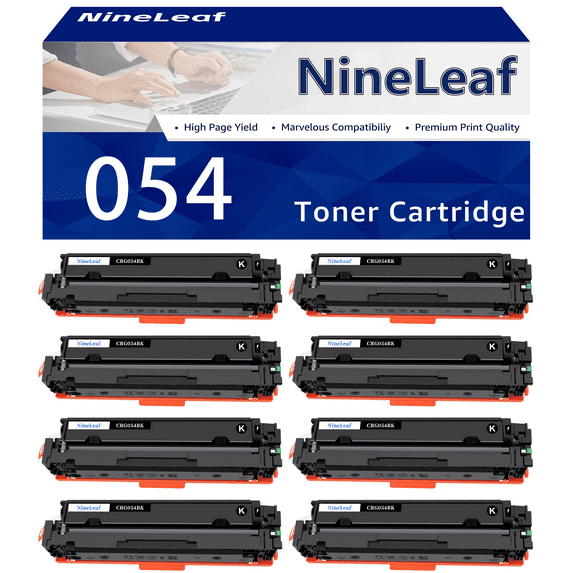 NineLeaf 054 CRG054 Compatible Toner Cartridge Replacement for Canon ...