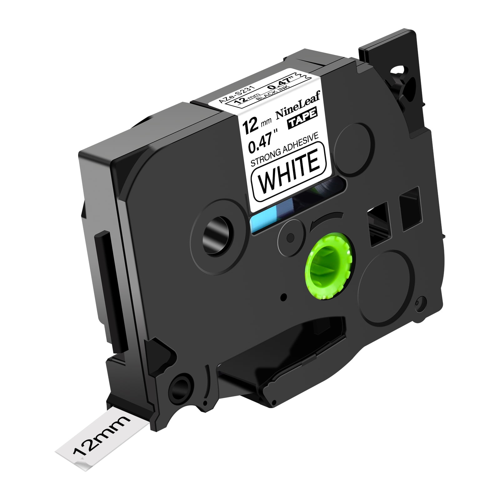 NineLeaf 1 Pack Compatible for Brother P-Touch TZe TZ Label Maker Tape ...