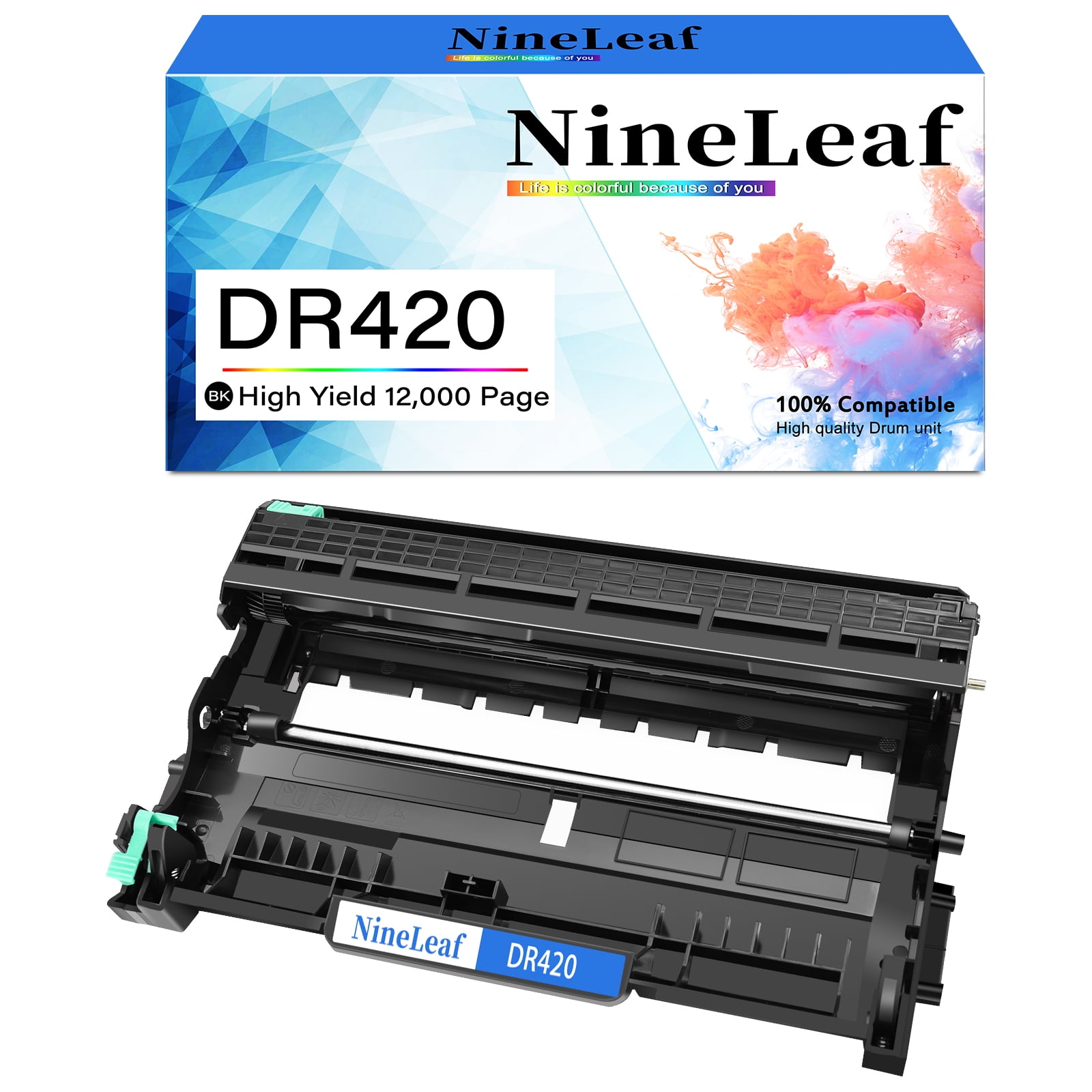 NineLeaf 1 Pack DR420 Drum Compatible Drum Unit Replacement for Brother ...