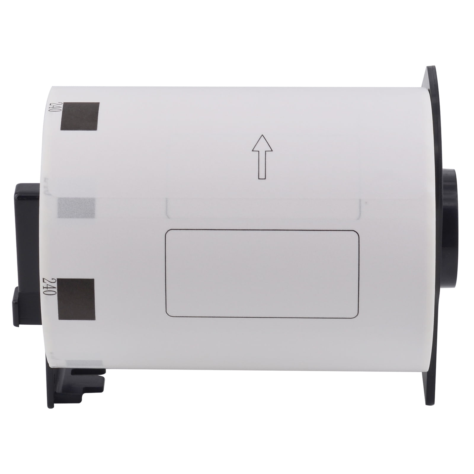 NineLeaf 1 Roll Compatible for Brother DK-1240 4 in x 2 in Die-Cut ...