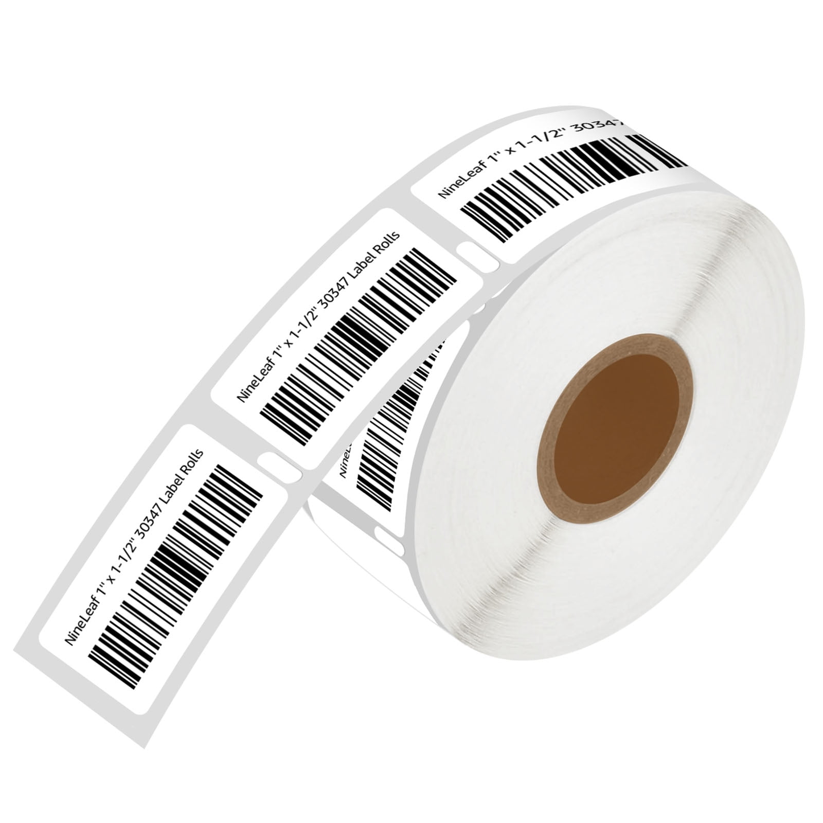 NineLeaf 1 Roll Compatible for DYMO 30347 1 in x 1-1/2 in Book Spine ...