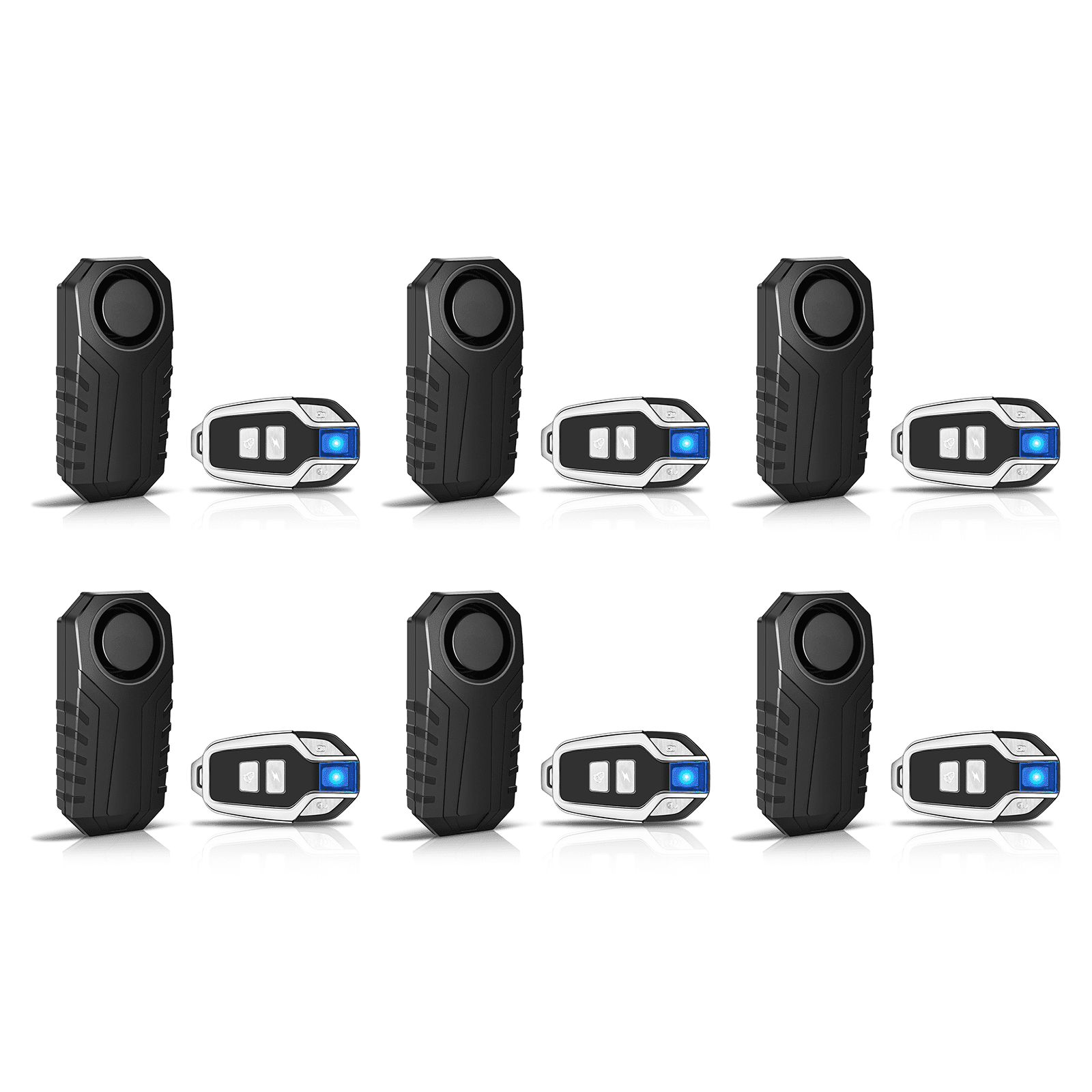 NineLeaf 113db Bike Alarm, Bike Alarm with Remote, Moped Alarm,Bicycle ...