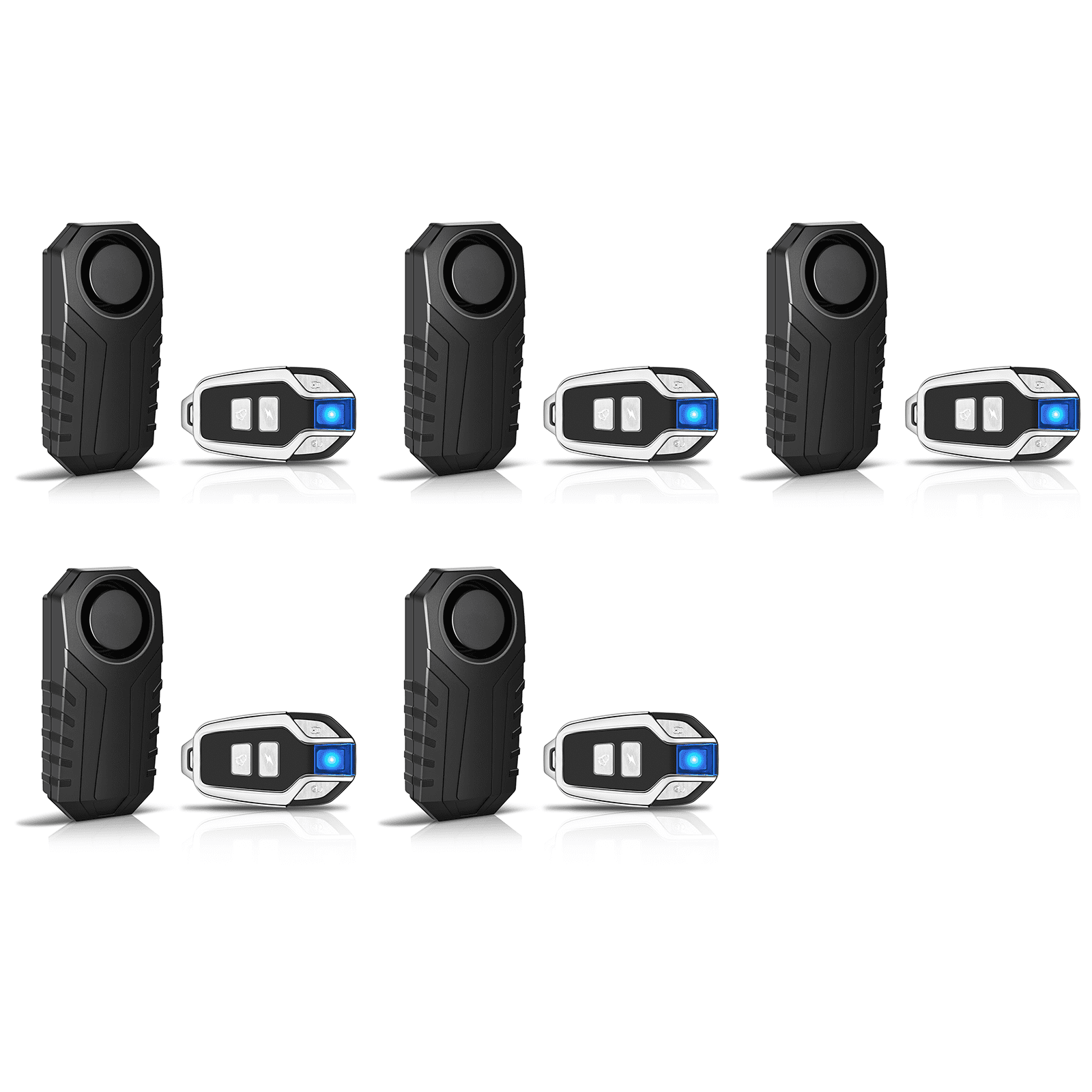 NineLeaf 113db Bike Alarm, Bike Alarm with Remote, Moped Alarm,Bicycle ...