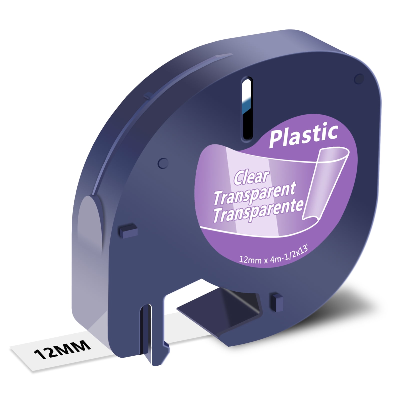 NineLeaf 1PK Compatible for DYMO LetraTag Refills 16952 12mm 1/2 ...